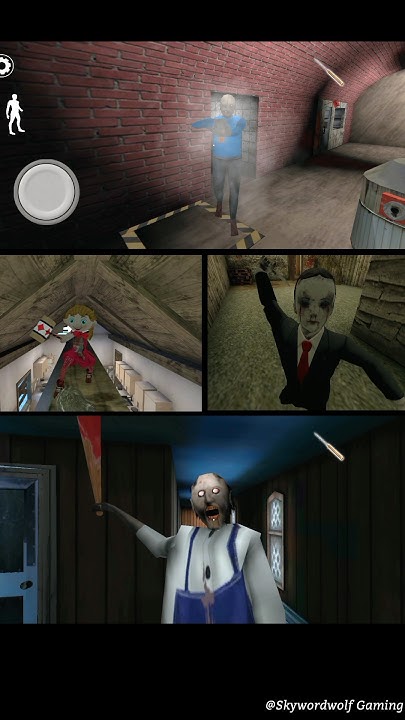 Evil Doll Vs Grandpa & Granny Vs Scary Doll | Jumpscary Battle #shorts - YouTube