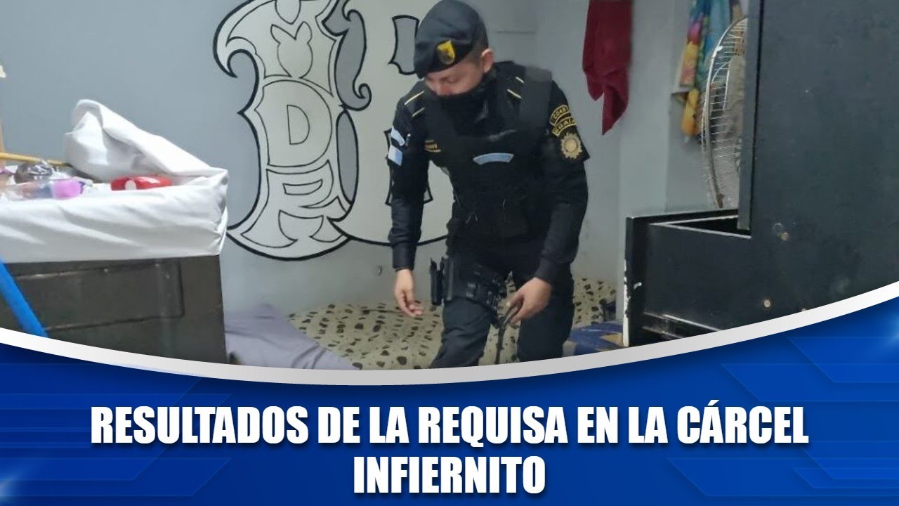 Resultados de la requisa en la cárcel infiernito - YouTube