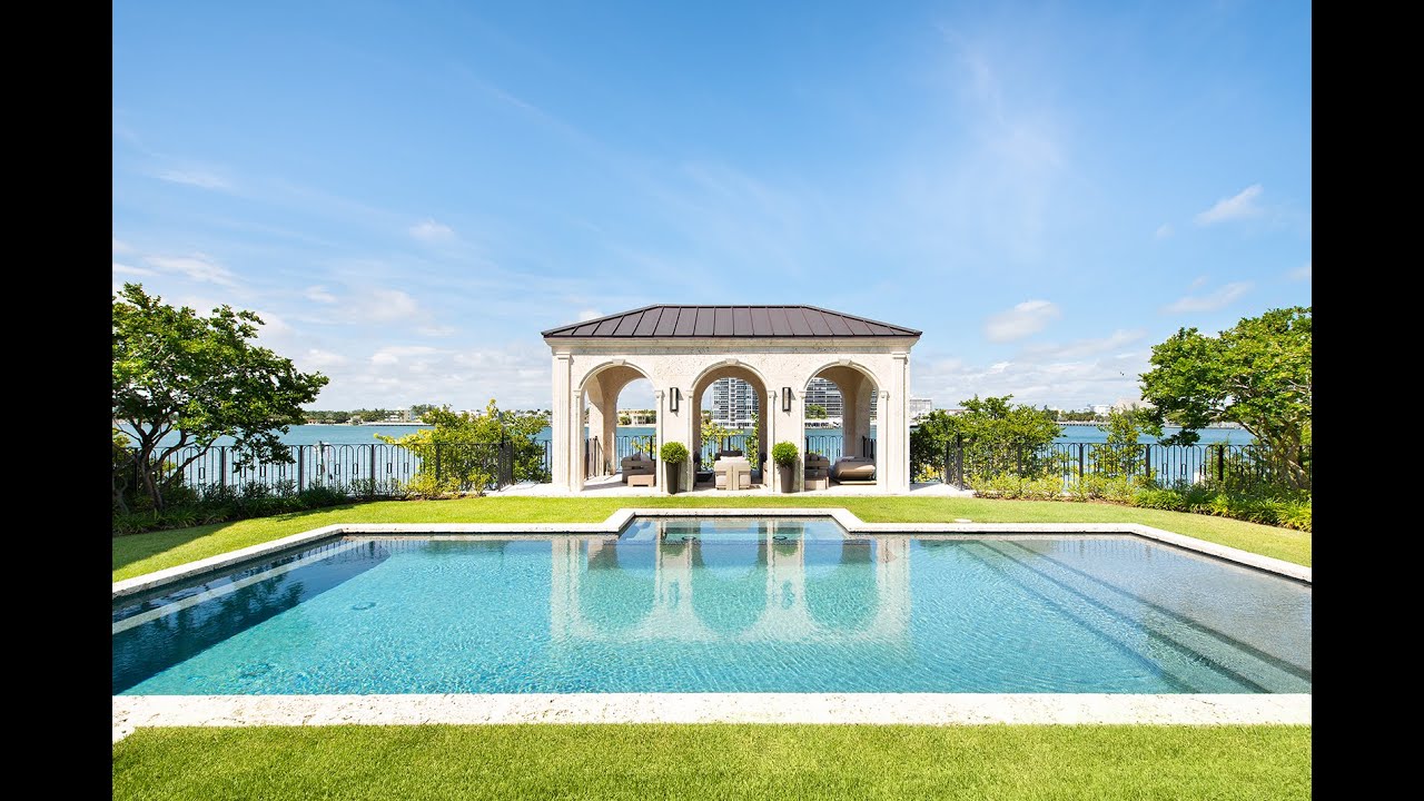 Luxury Waterfront Estate in Allison Island, Miami Beach - YouTube