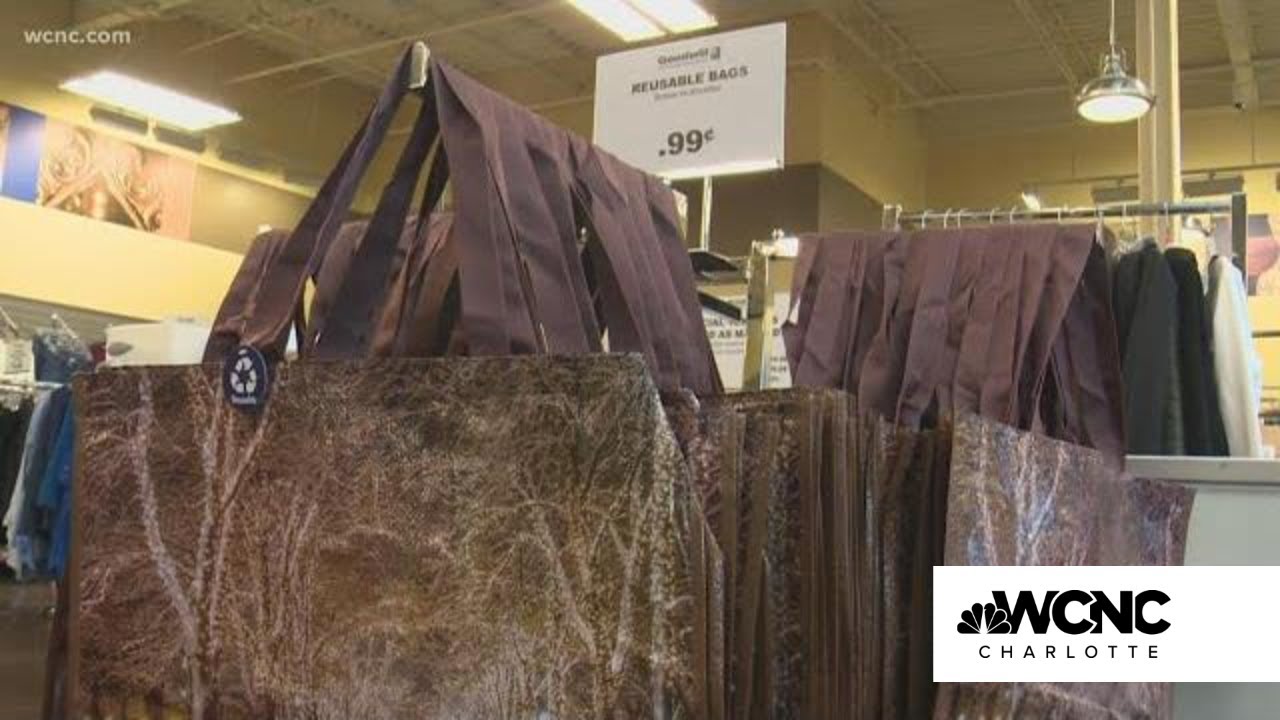 Charlotte Goodwill stores eliminating use of plastic bags - YouTube
