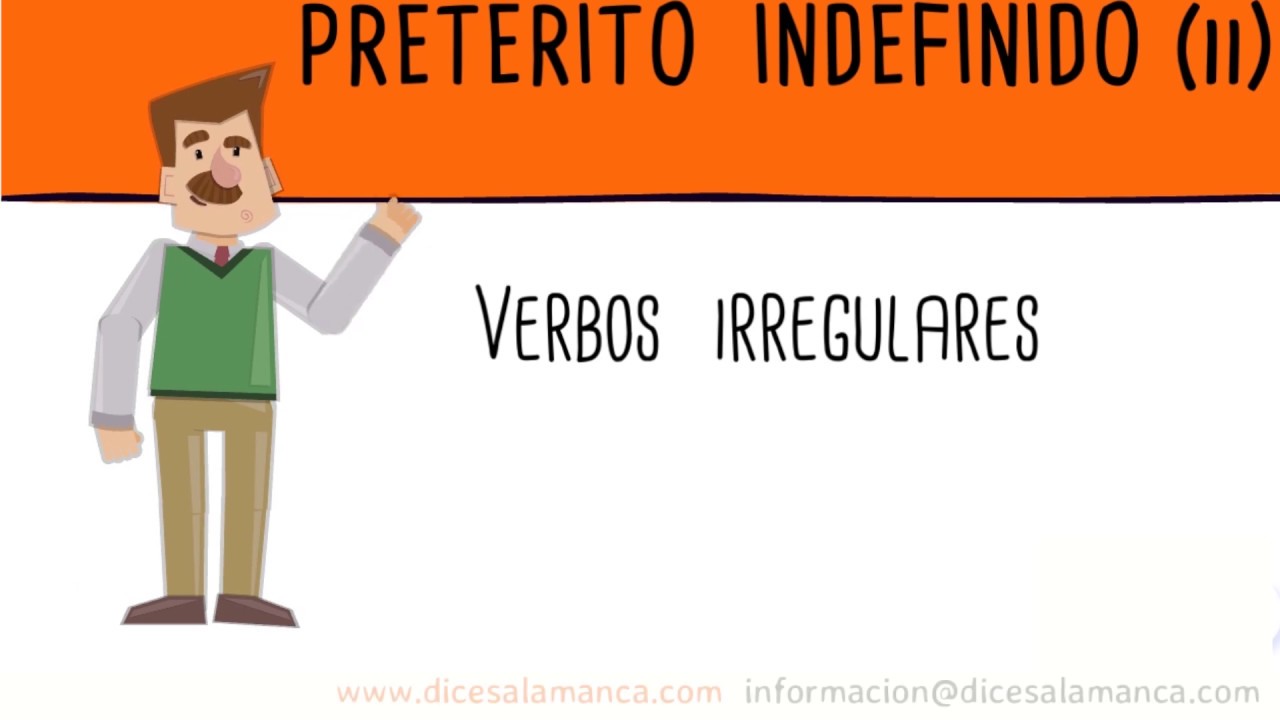 Aprendiendo español: 179 pretérito indefinido, verbos irregulares - YouTube