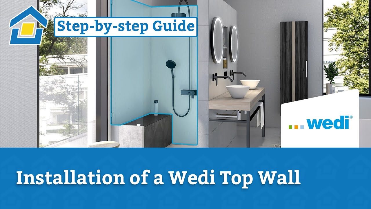 How to: Installation of a Wedi Top Wall - YouTube