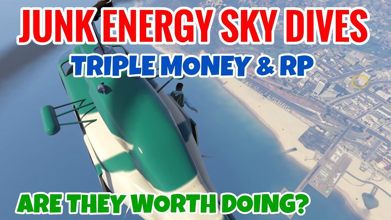 GTA Online - I did all 10 Junk Energy Sky Dives - YouTube
