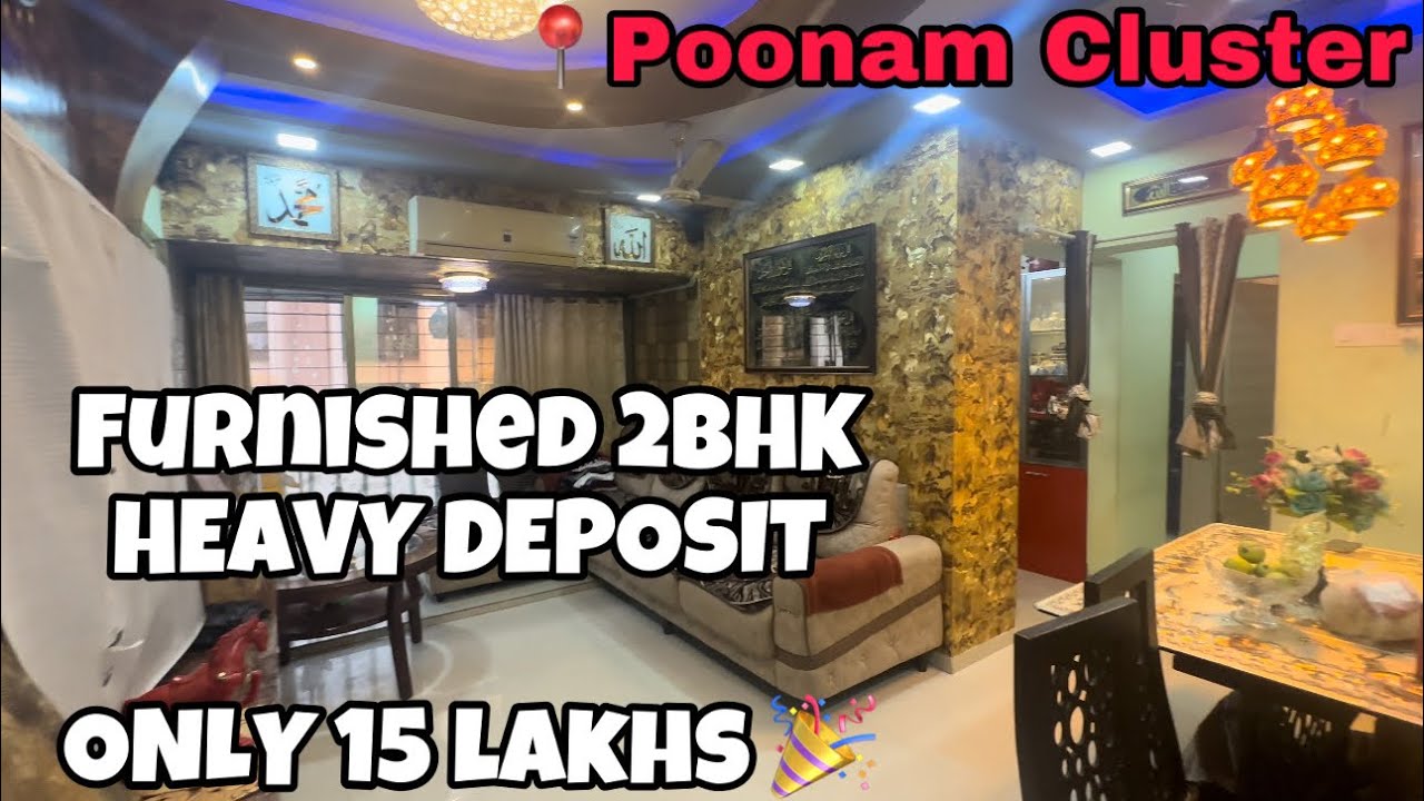 Furnished 2BHK on Heavy Deposit in Poonam Cluster, Mira Road__ 15L ...