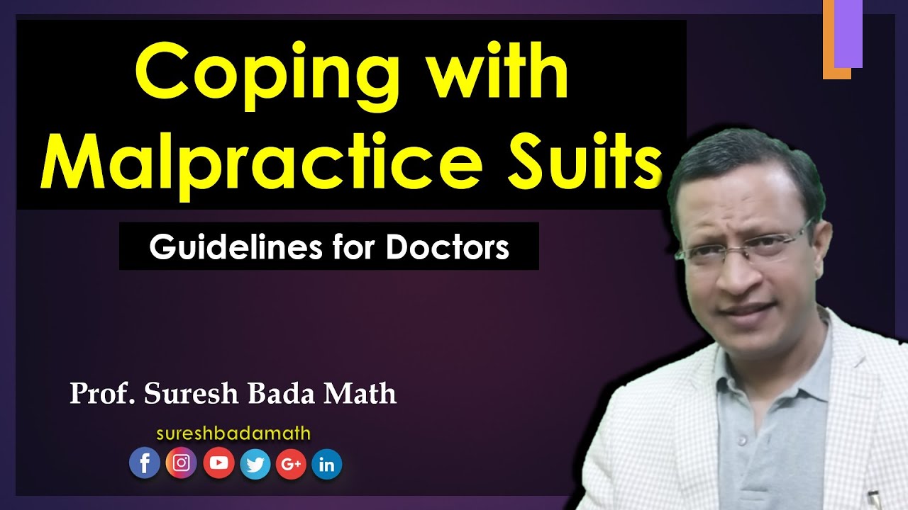 Coping with Medical Malpractice Suits; Guidelines for Doctors - YouTube