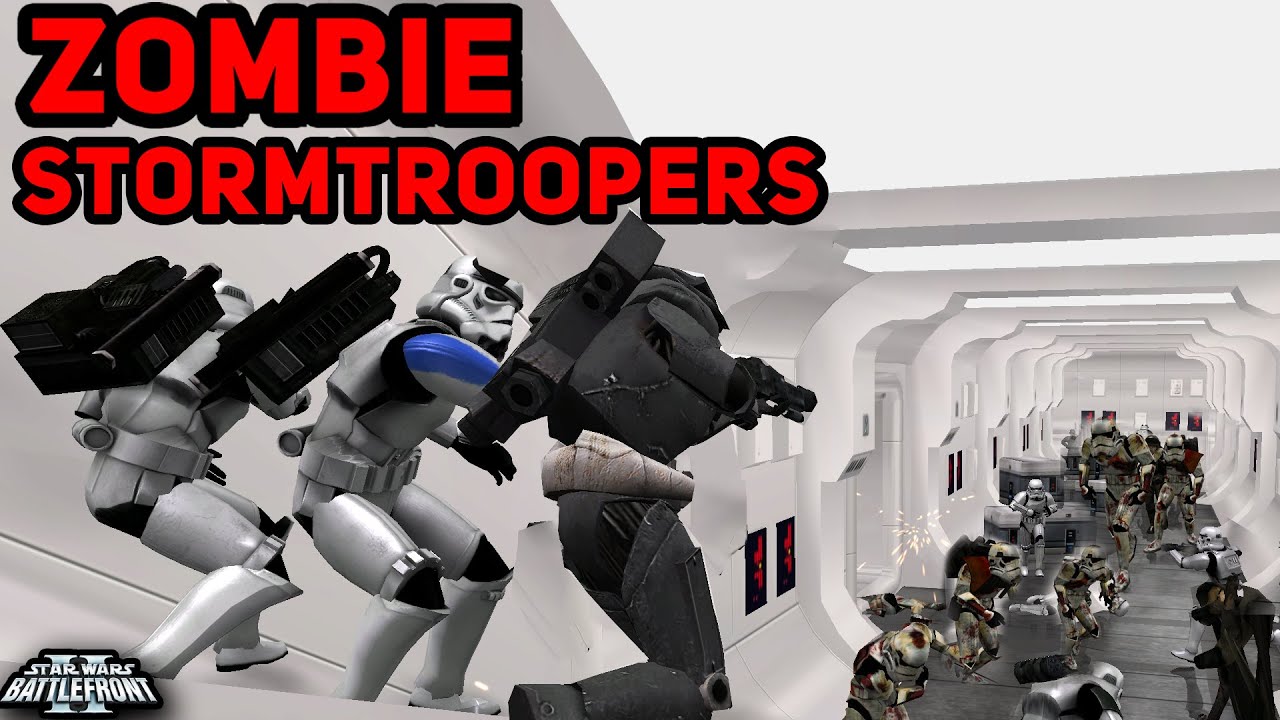 Star Wars Battlefront 2 But It's Zombie Death Troopers Vs The Galactic ...