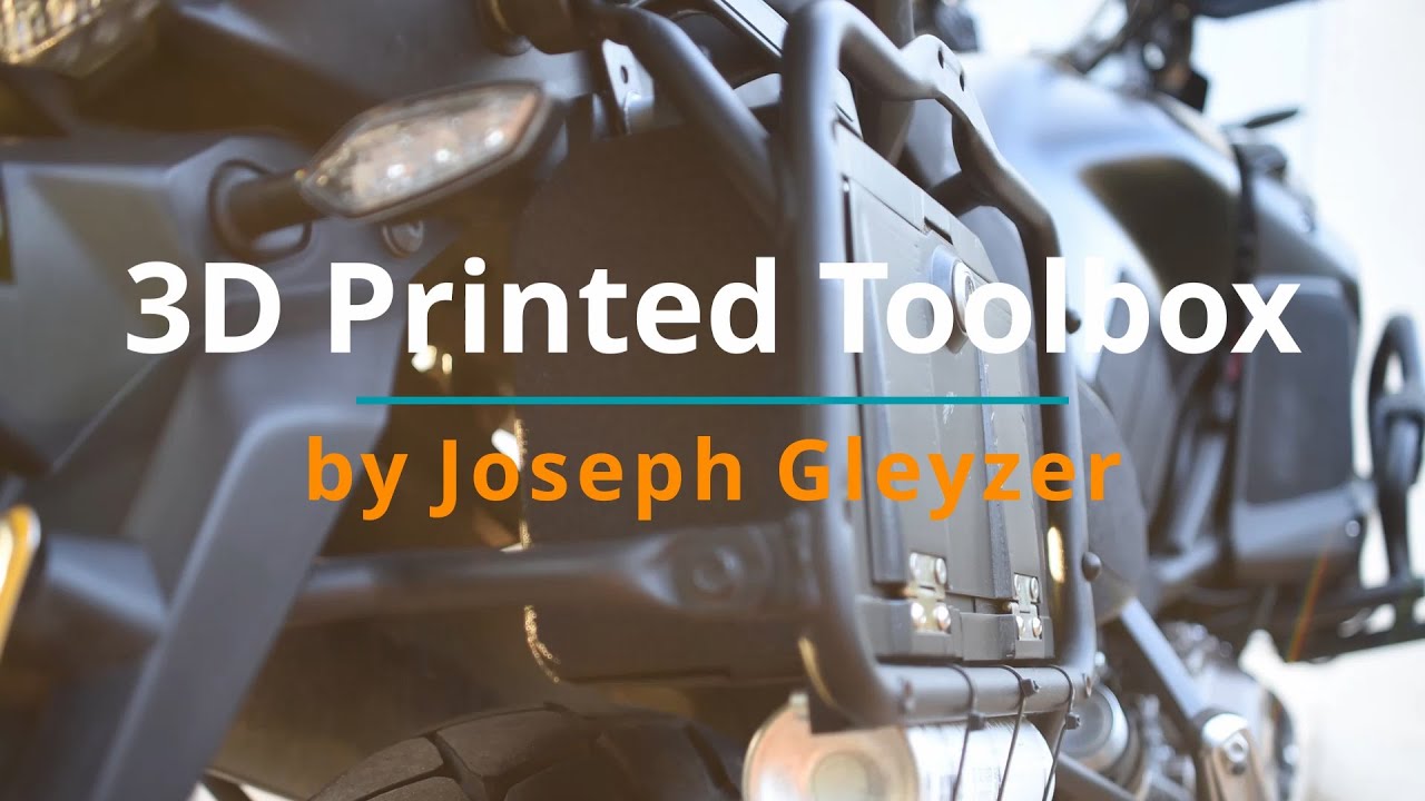3D Printed Toolbox for your motorcycle. - YouTube