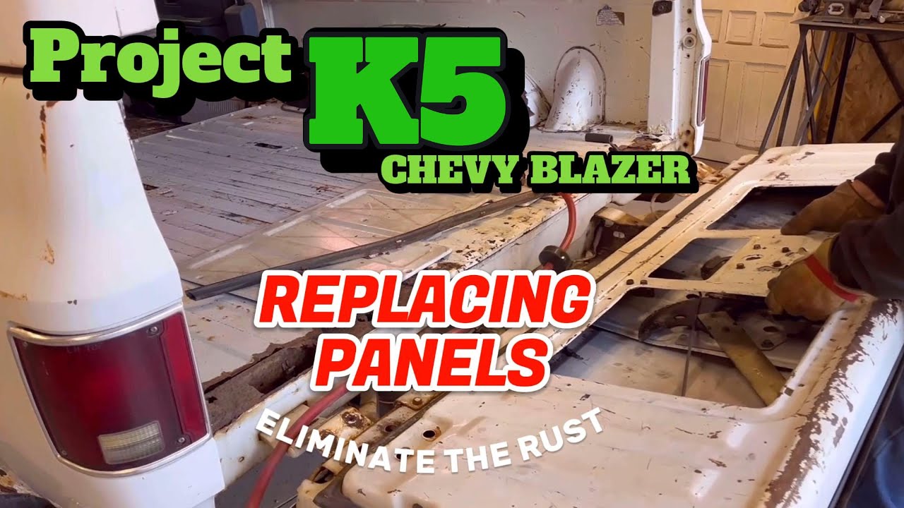 RUSTY PANEL REPLACEMENT #rust #squarebody #blazer #k5 - YouTube