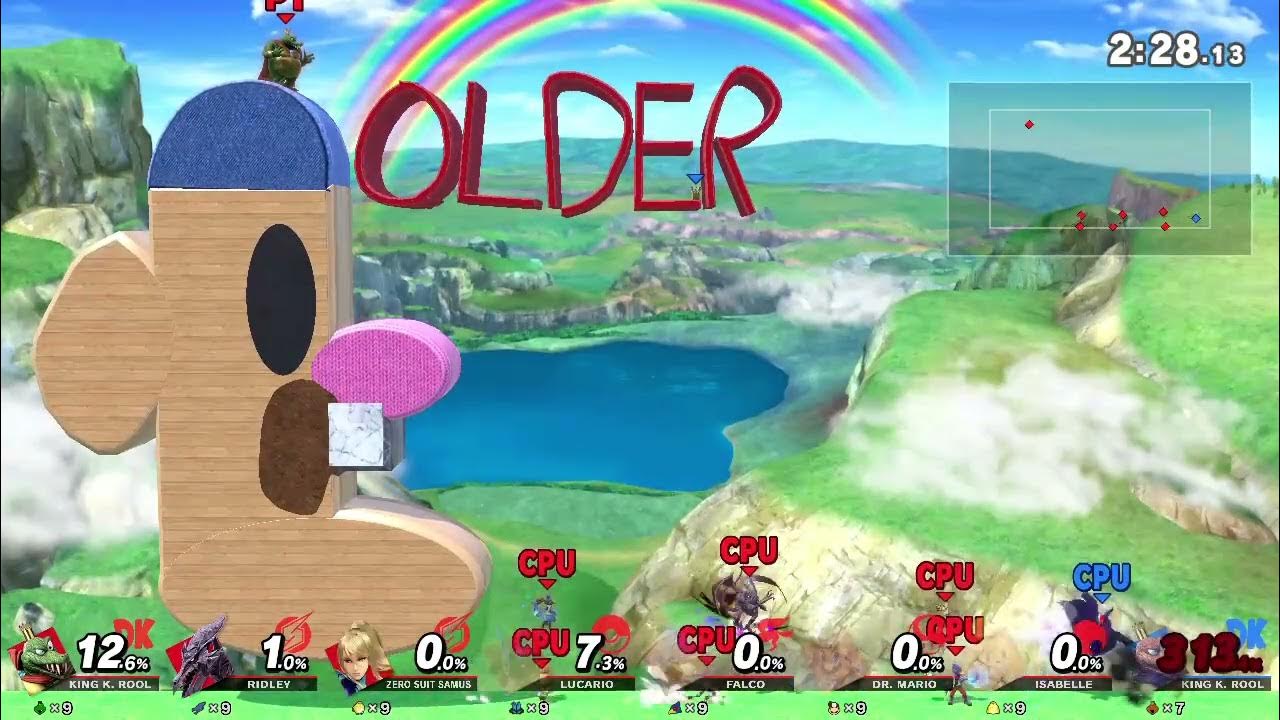 Super Smash Bros Ultimate - Custom Stage: Uncle Grandpa Older - YouTube