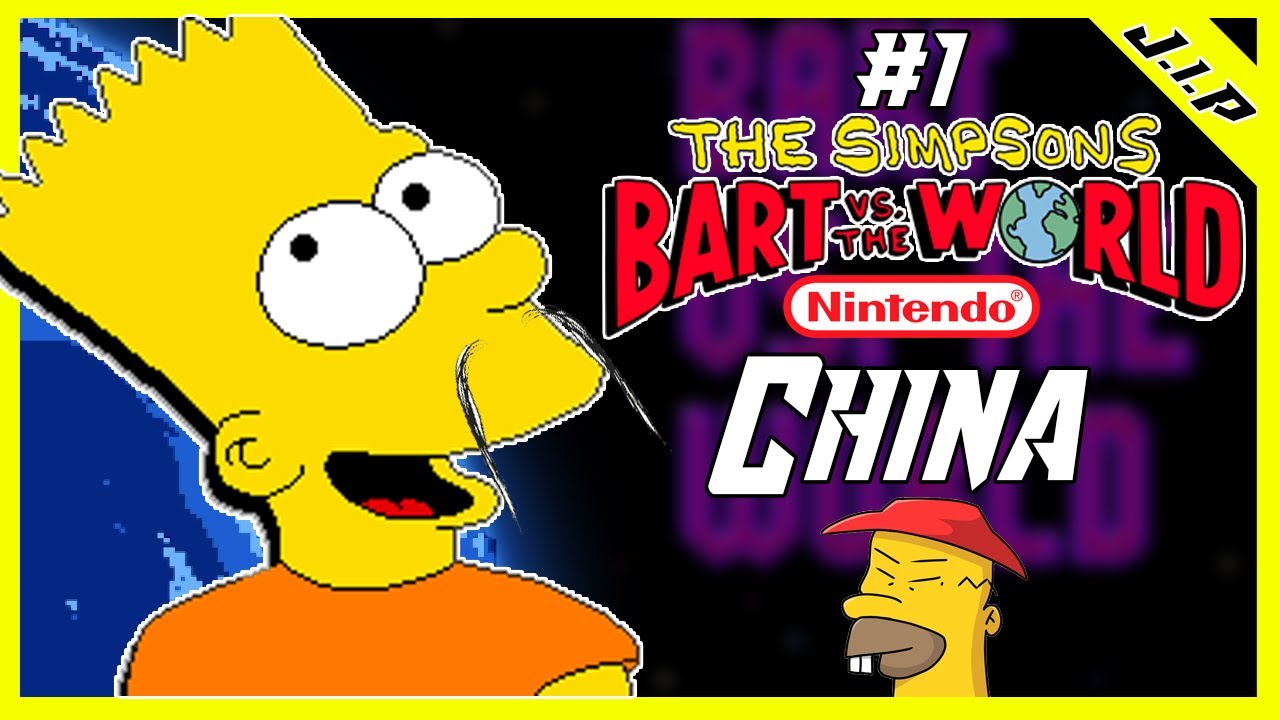 👱🛹BART CONTRA EL MUNDO! BART VS THE WORLD - (Nes / Family Game ...