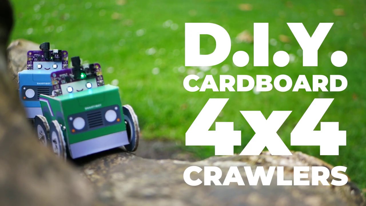 DIY Cardboard 4x4 Crawlers - YouTube