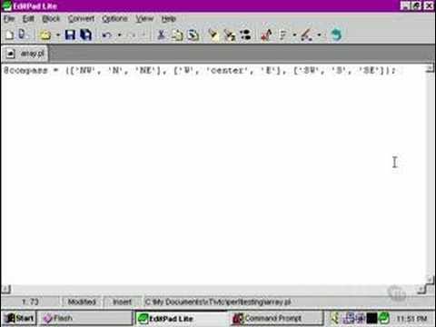Perl Tutorials -Part 21 - Multidimensional arrays - YouTube