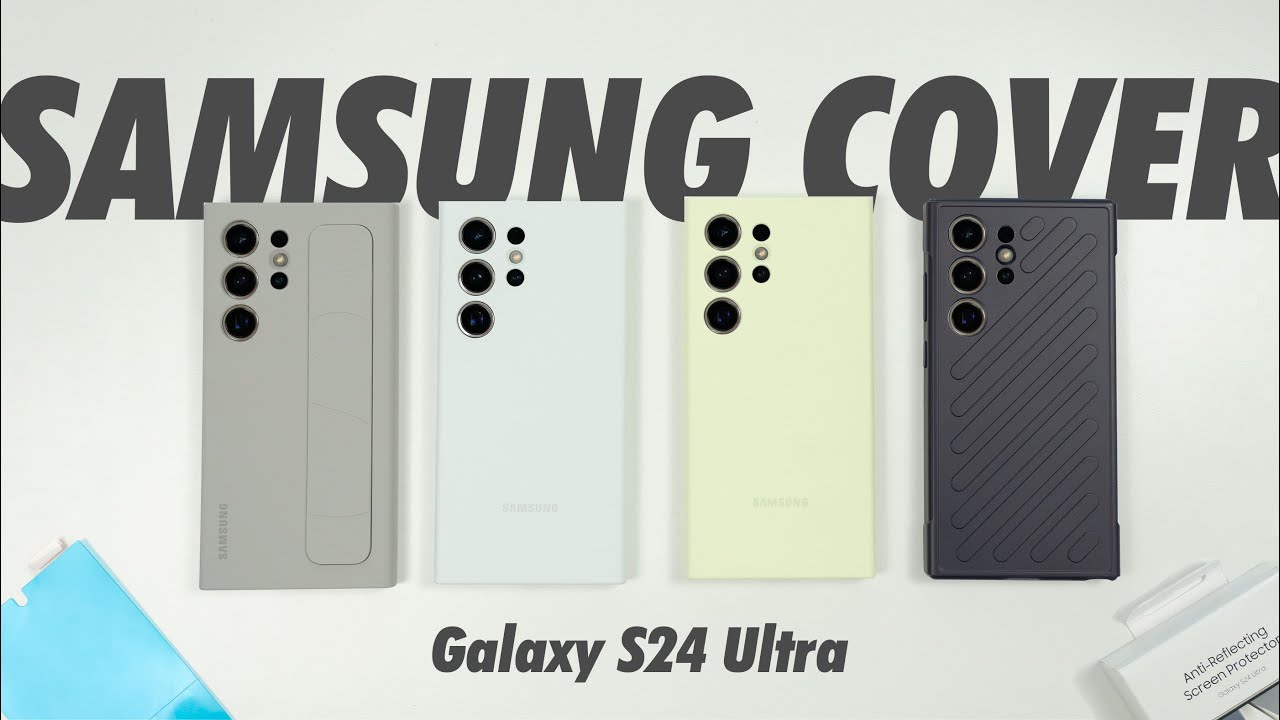 NUOVE Cover SAMSUNG per Galaxy S24 Ultra, S24 Plus ed S24 - YouTube
