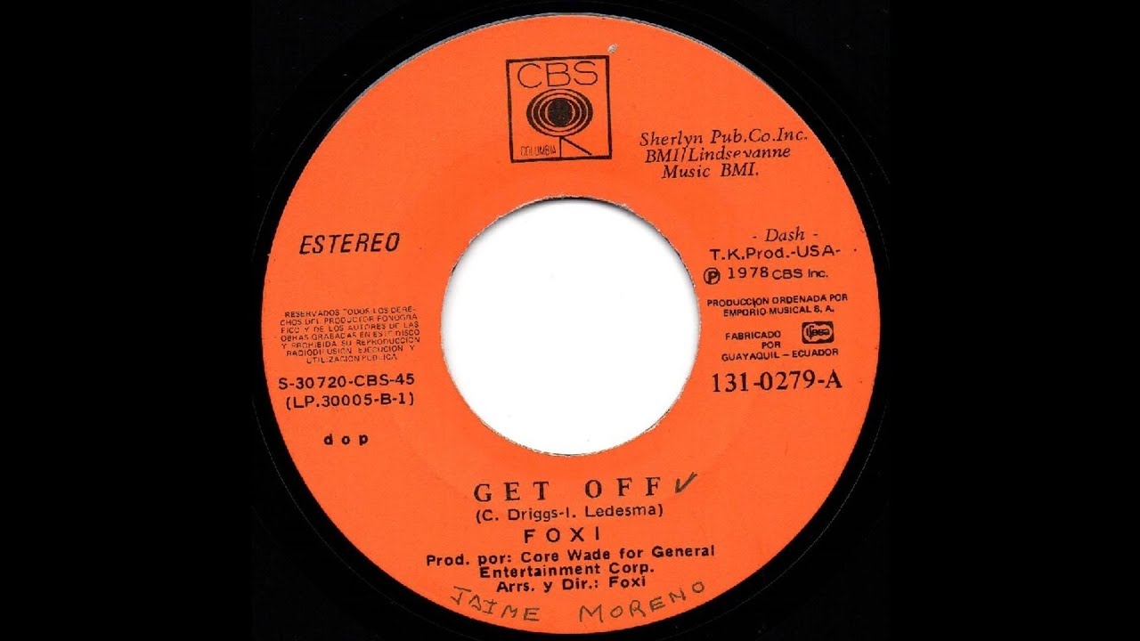 Foxi - Get Off (1978) - YouTube