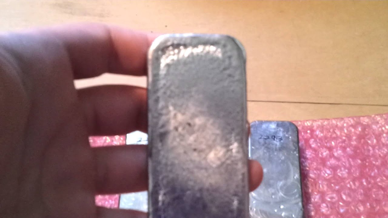 Lead Bullion Bars - YouTube