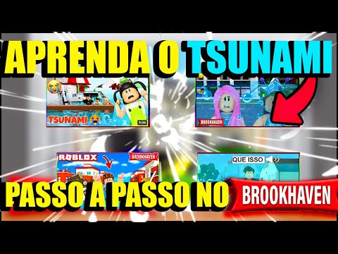 COMO CAUSAR UM TSUNAMI NO BROOKHAVEN IGUAL OS YOUTUBERS 🤔🌊|| BROOKHAVEN ...