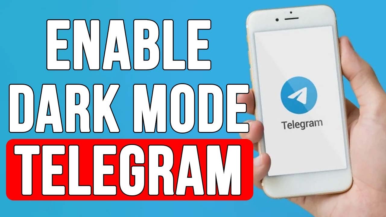How to Turn On Dark Mode in Telegram App | Get Dark Mode in Telegram ...
