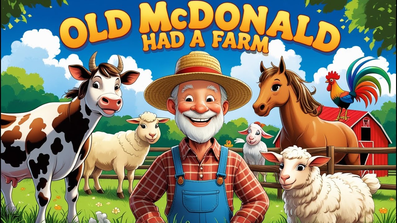 Old McDonald Had A Farm Nursery Rhyme | Old MacDonald’s Fun Farm Song ...