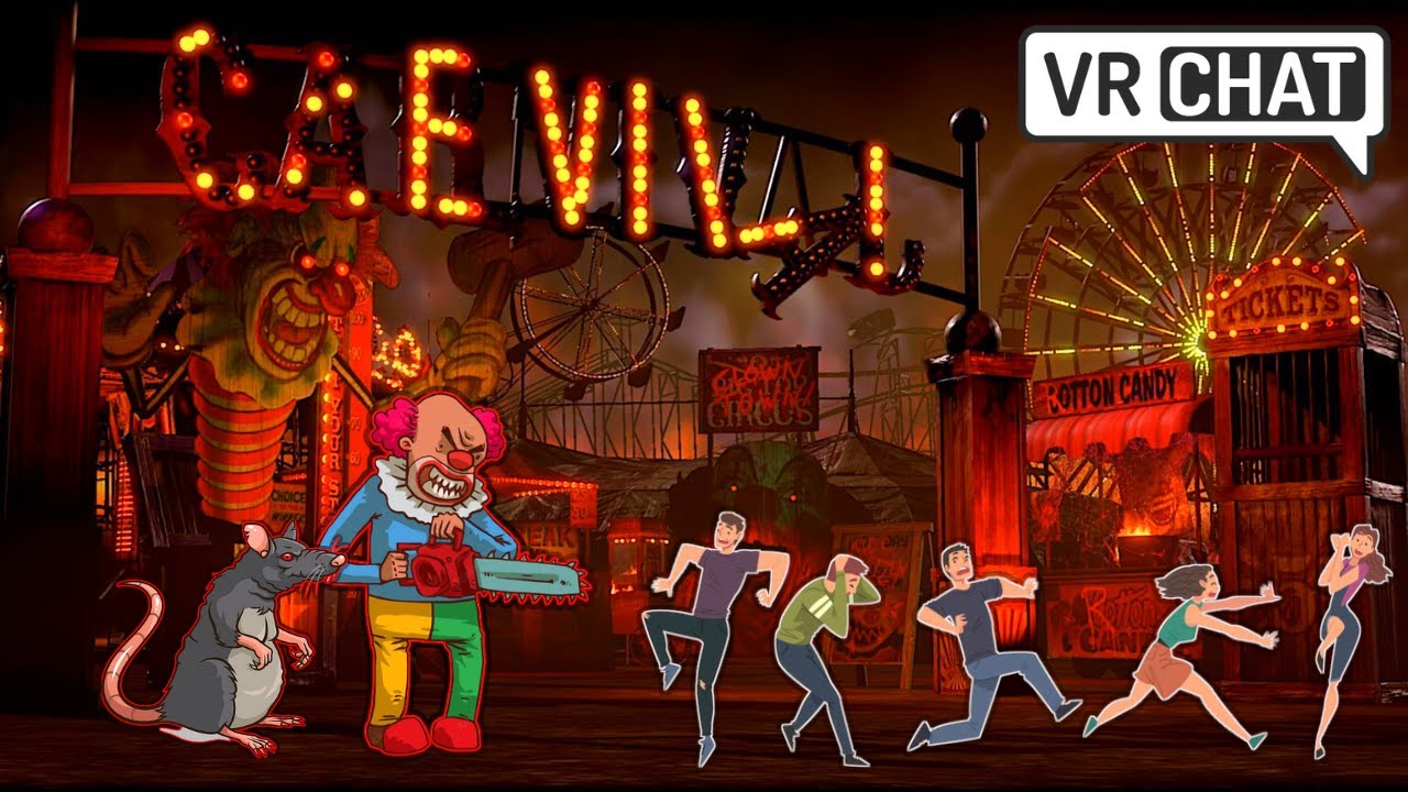 EVIL Clowns & Rats Chase Us (vrchat) - YouTube