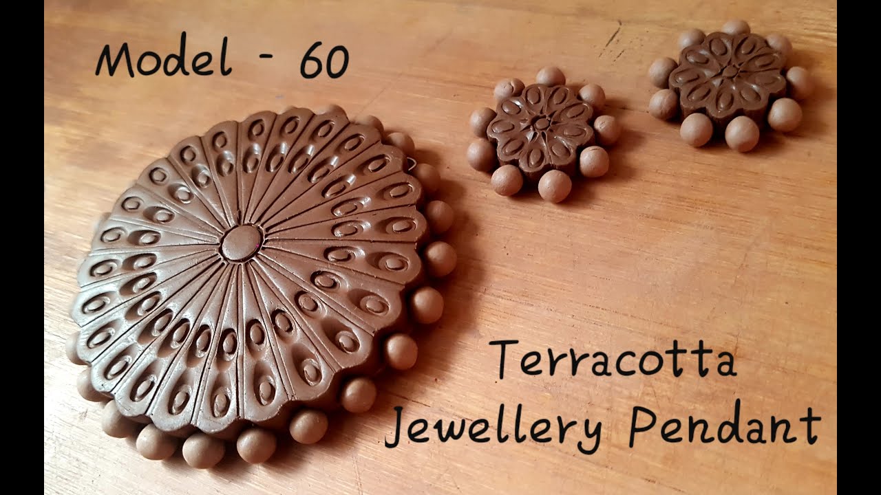 Terracotta Jewellery Making | Terracotta Jewellery Pendant with ...