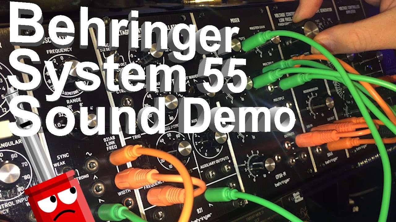 Behringer System 55 - Sound Demo (no talking) - YouTube