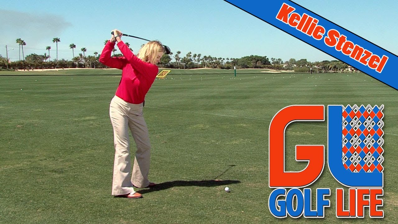 Hit Your Golf Ball Further with Kellie Stenzel - YouTube
