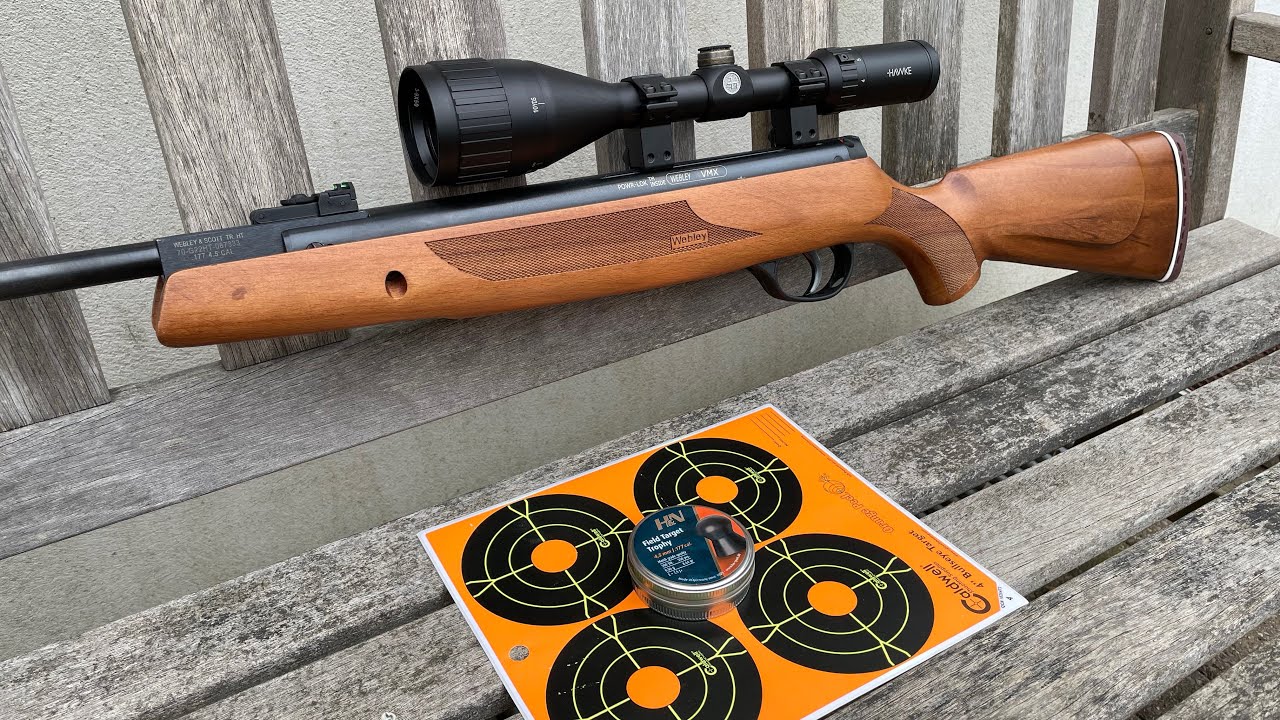 Air Rifle Novice: Webley VMX Classic .177 Accuracy Test (14 yards ...