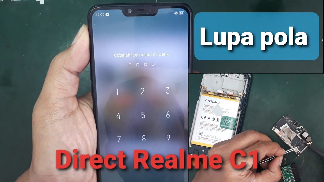 Direct Realme C1 Lupa Pola | RMX1811 - YouTube