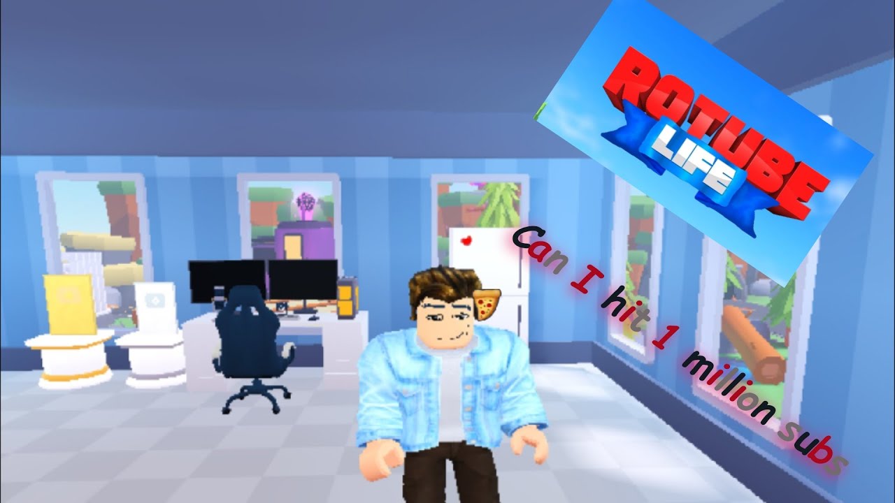 Can I hit 1 million subs in Rotube life on Roblox | ISHRAQ_GAMING - YouTube