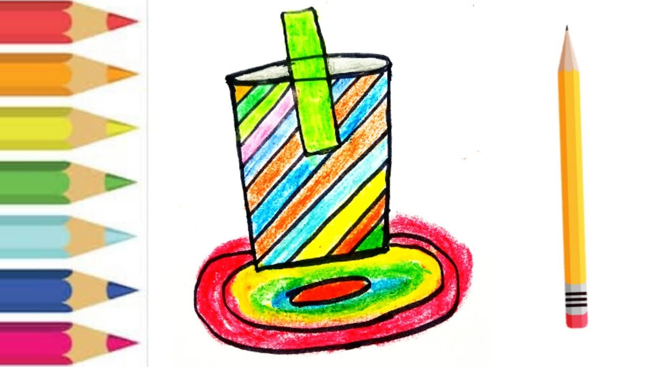 How to Draw juce colour and learn color_ magic art man - YouTube