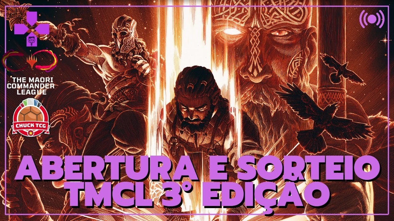 ABERTURA e SORTEIO 3° EDIÇÃO da TMCL I Magic The Gathering I Nerd Games ...