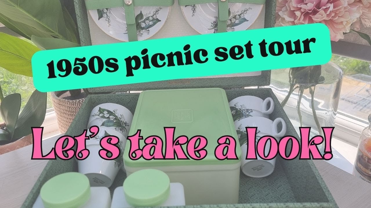 Let's take a look at a vintage 1950s Brexton picnic set! - YouTube