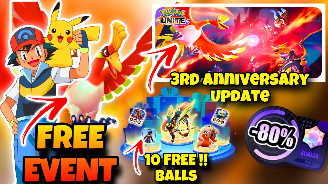 Pokemon Unite 3rd Anniversary Update 🤩 NEW Charizard Battle Pass, Patch ...