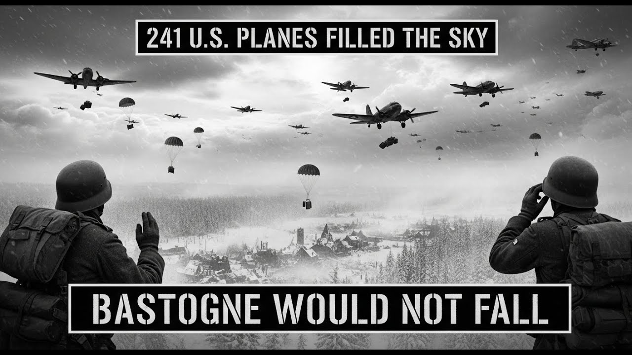 German Forces Saw the Sky Fill with 241 U.S. Planes — Bastogne Would ...