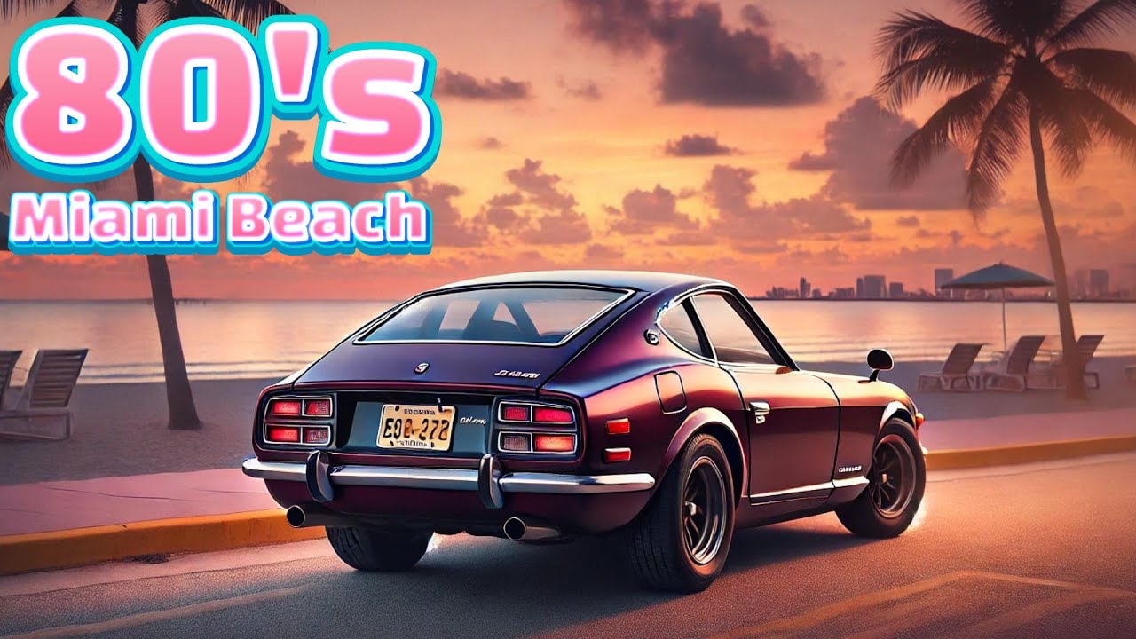 80's Miami Beach Synthwave | Retro Sunset Cruise - YouTube