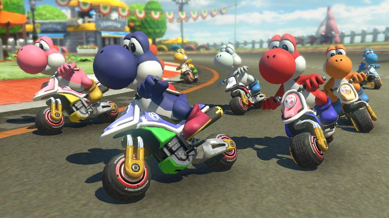 Die Yoshi Gang! - [Mario Kart 8 Multiplayer] - YouTube