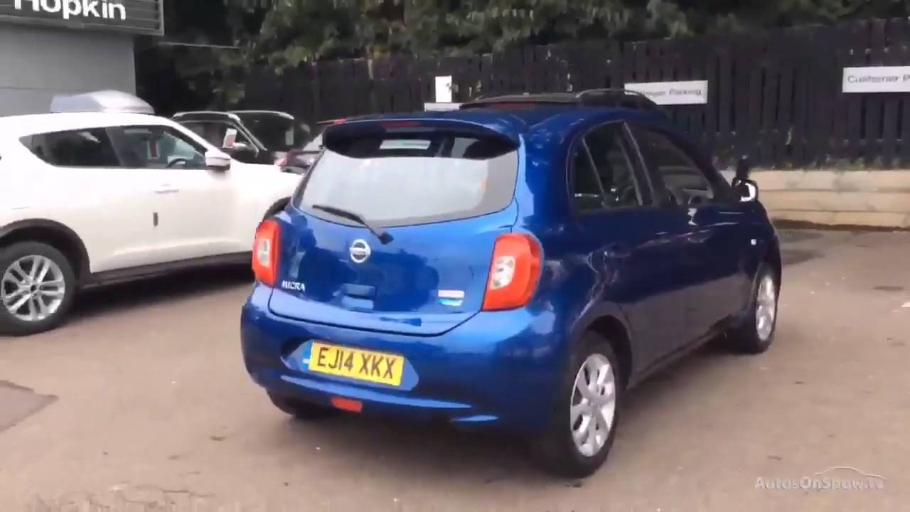 NISSAN MICRA ACENTA BLUE 2014 - YouTube