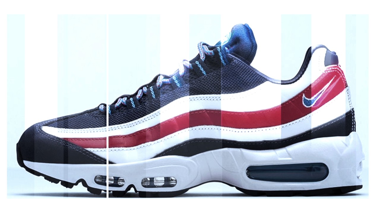 Nike Air Max '95 City Midnight Navy/Distance Blue-White-Chilling Red ...