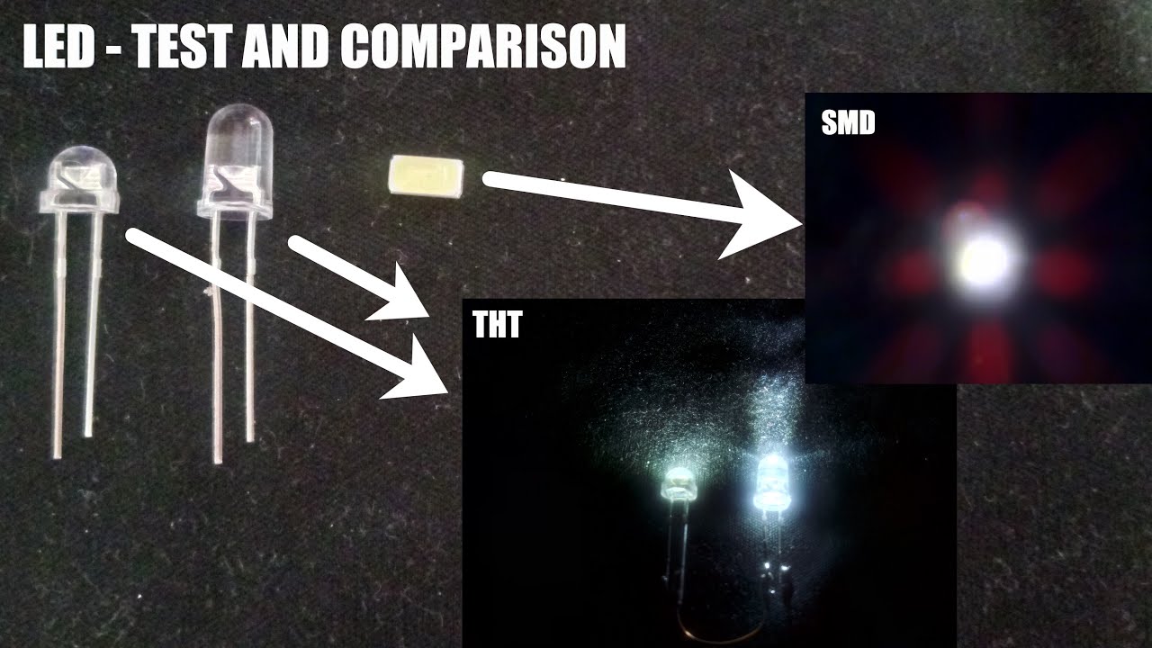 Three Different LED's - Test and Comparison - YouTube