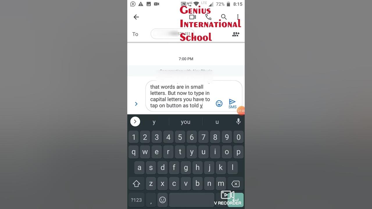 HOW TO TYPE IN CAPITAL LETTERS ON MOBILE - YouTube