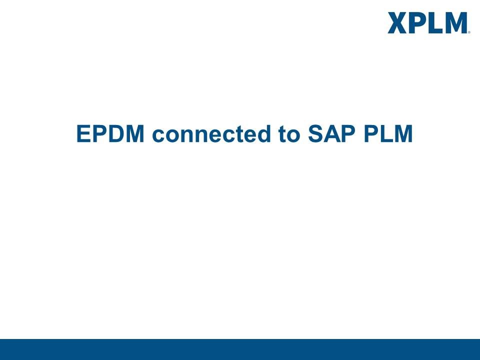 SAP PLM - EPDM Integration - YouTube