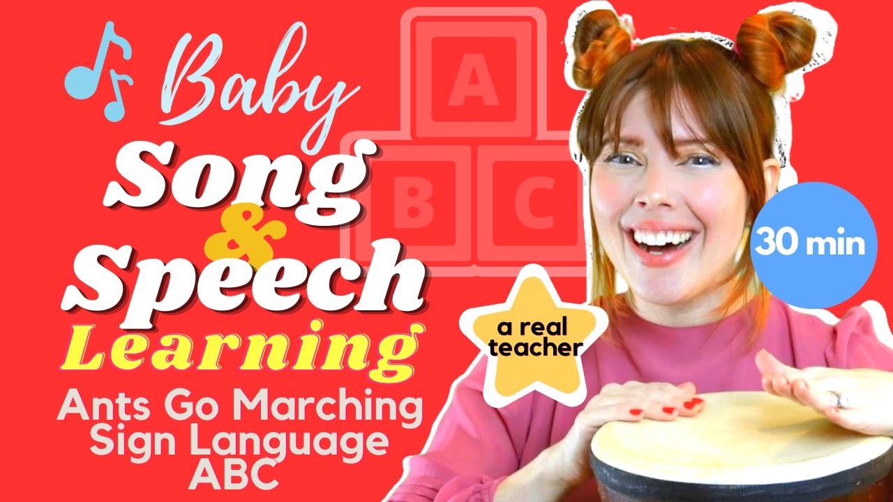 Baby Song and Speech Learning 👶 , Ants Go Marching, Sign Language, ABC ...