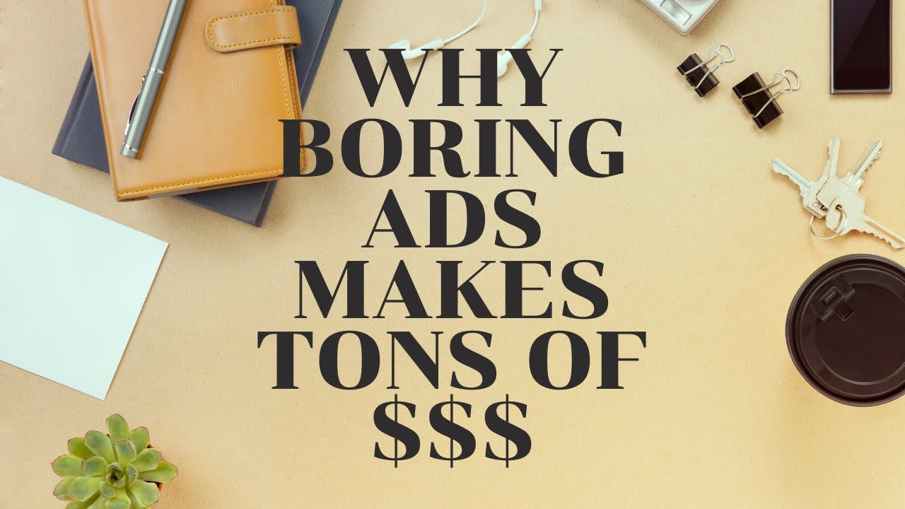 Why Boring Ads Crush It For Facebook Marketing - YouTube