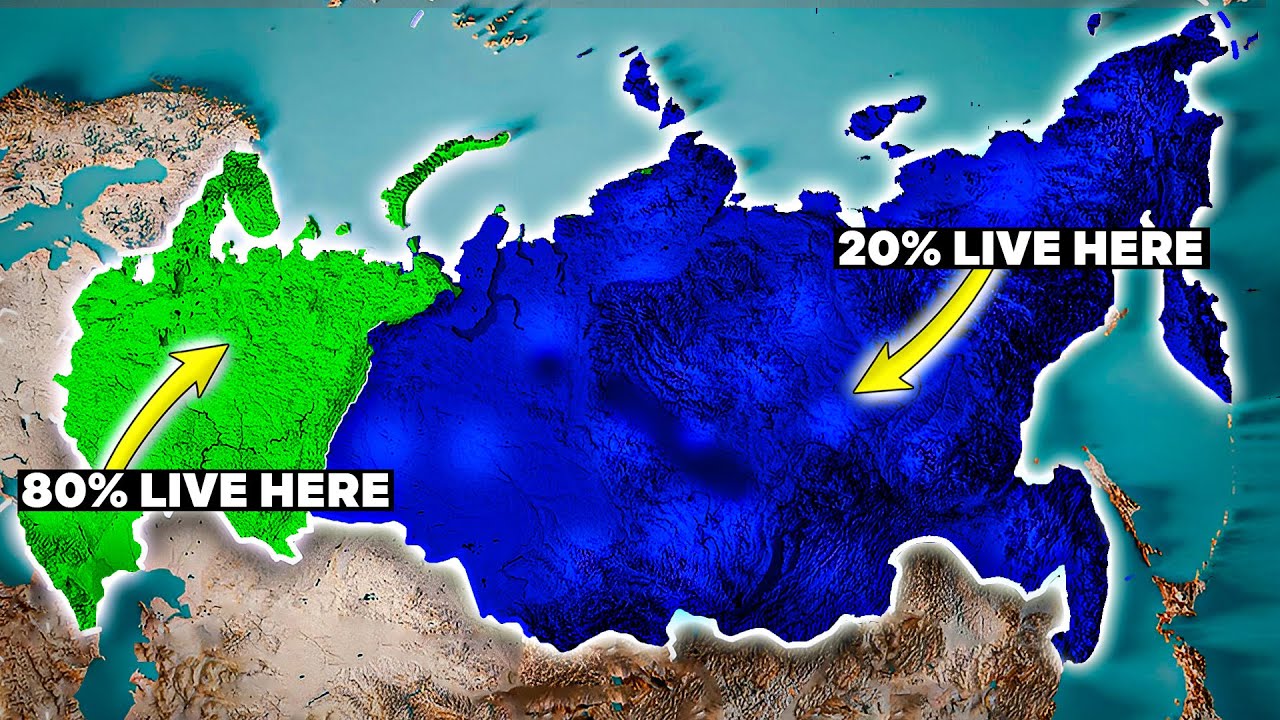 Why 80% of Russia Live in just 20% of its Land? - YouTube