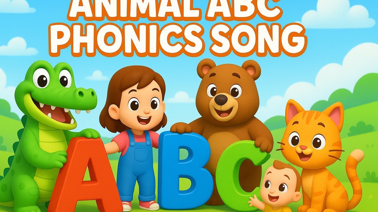 Animal ABC Phonics Song | Learn A‑Z Letter Sounds with Fun Animal ...