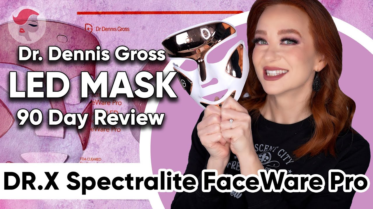 90 Day LED Red Light Therapy Mask Review: Dr. Dennis Gross SpectraLite ...