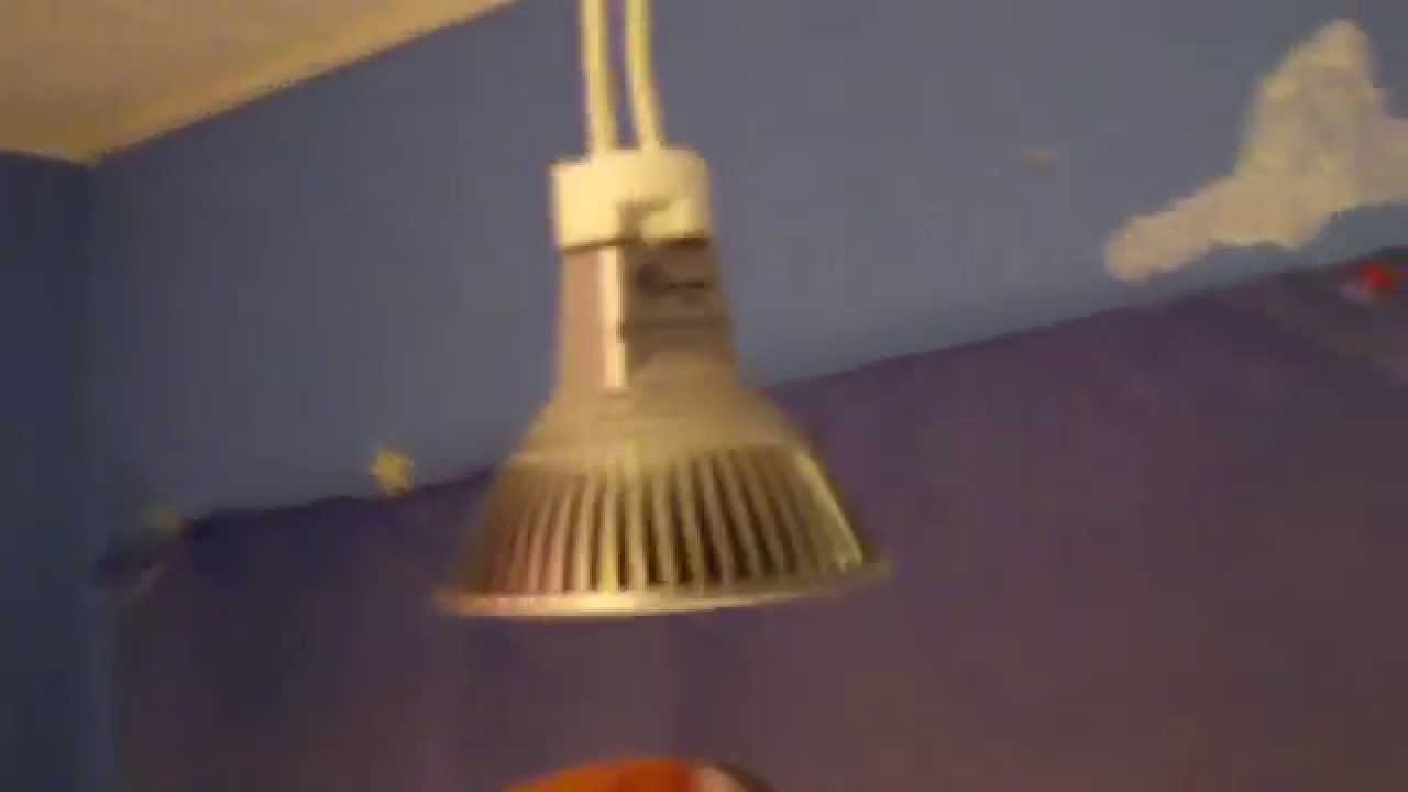 New LED lights for the work table - YouTube