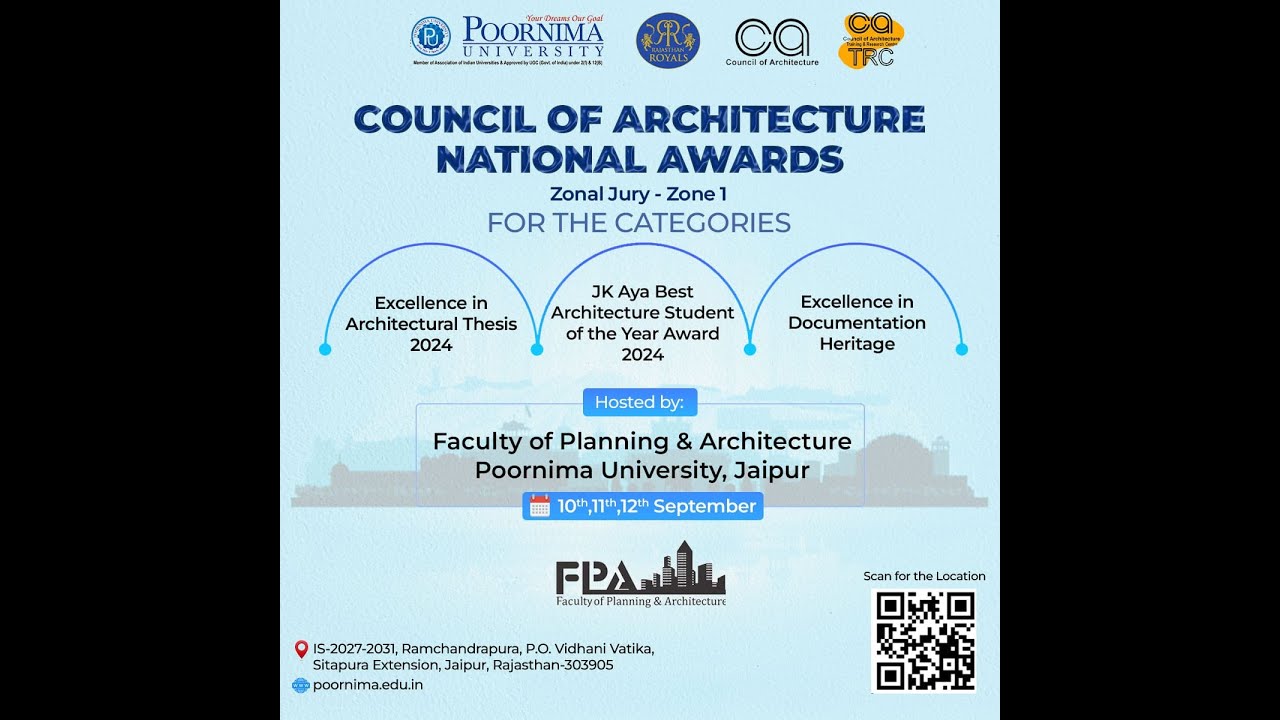 Council of Architecture : Best Thesis Award 2024 - YouTube