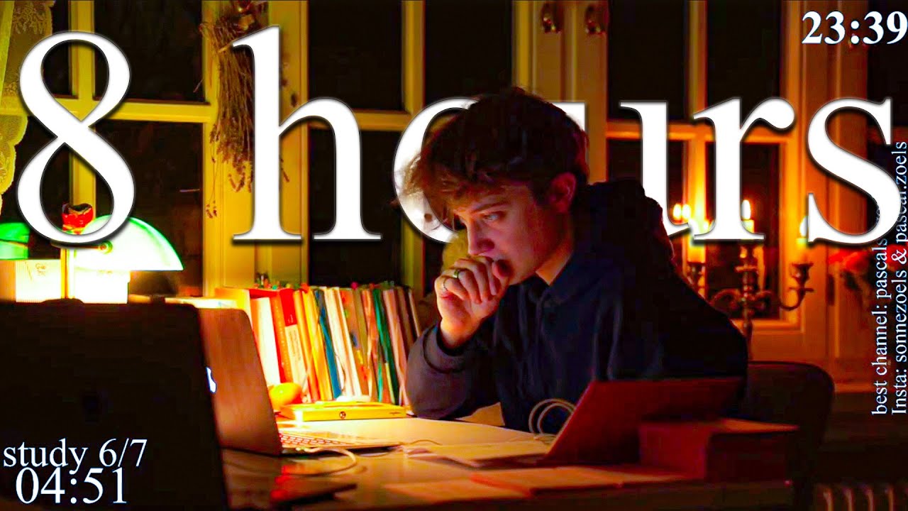 LIVE | 8-HOUR study with me 📚🌧 rain sounds & pomodoro timer 60 & 10 ...