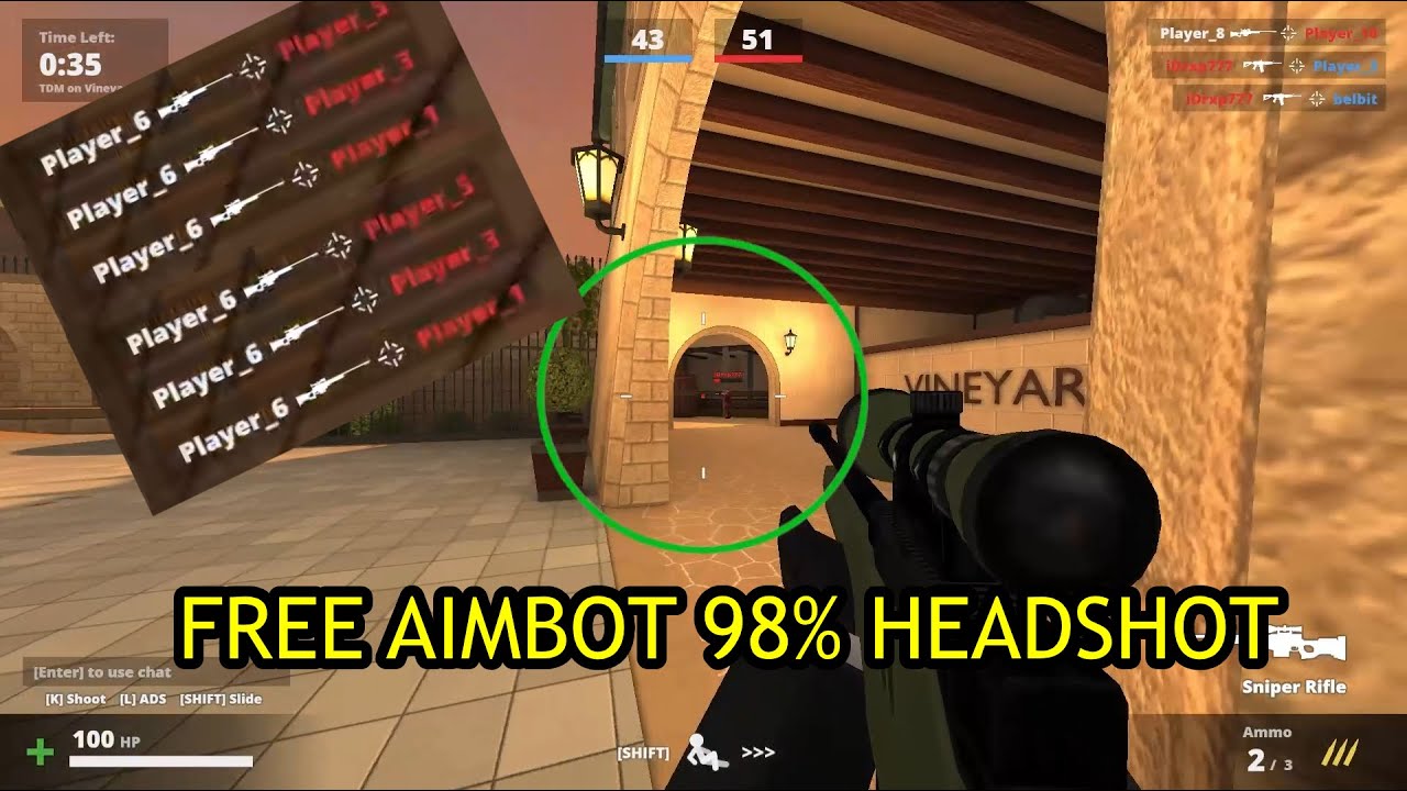 FREE UNDETECTABLE AIMBOT 98% HEADSHOT ACCURACY | DEADSHOT.IO 2024 - YouTube